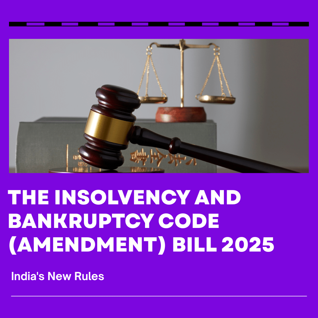 The IBC (Amendment) Bill 2025: India's New Rules - Agrud Partners